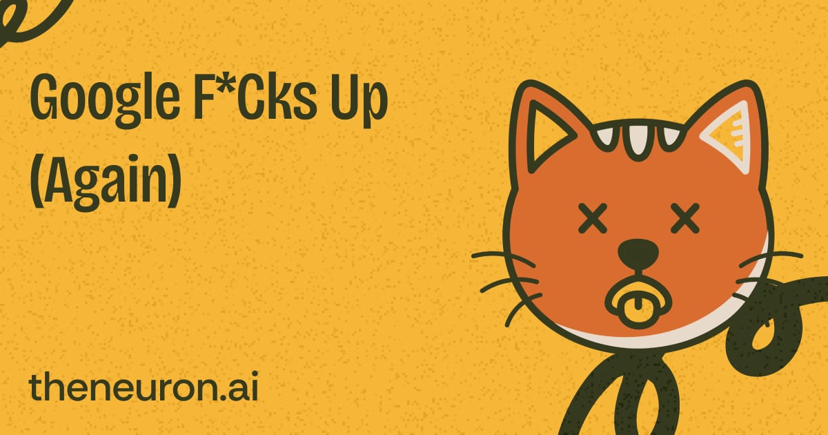 😺 Google fails (again)