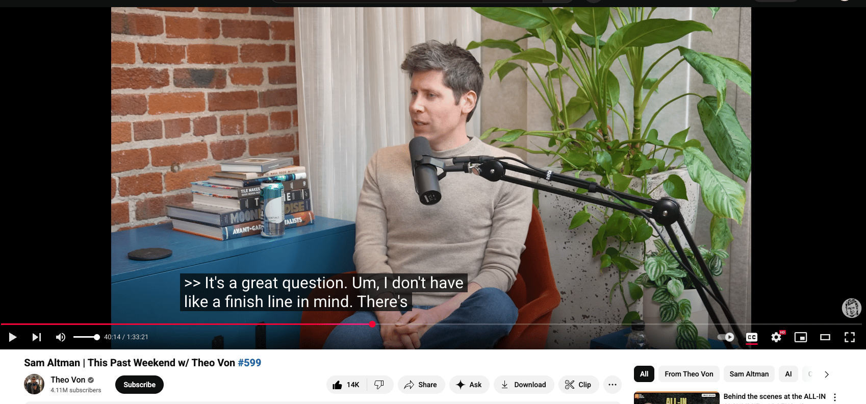Sam Altman's interview with Theo Von will answer all your burning AI ...